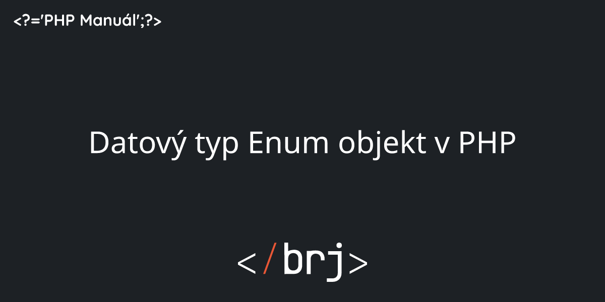 Data type Enum object in PHP