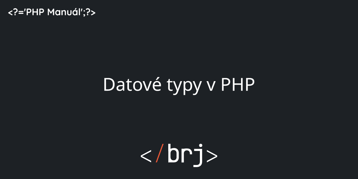Data types in PHP