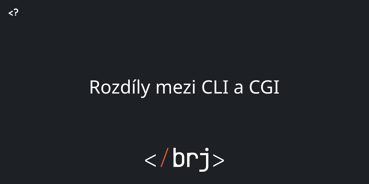 Differences Between Cli And Cgi