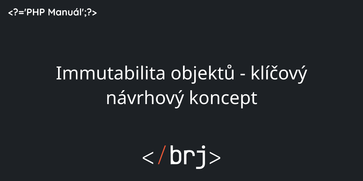 Object Immutability - a key design concept
